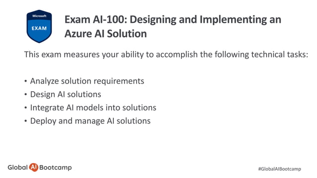 Workshop - Preparing for AI-100 Microsoft Certification Exam Designing and Implementing an Azure ...