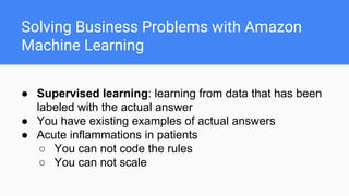 AWS Machine Learning Workshp | PDF