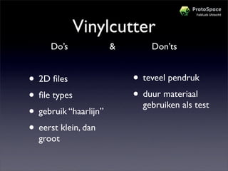 Workshop Protospace Prototypes Maken | PDF