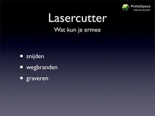 Workshop Protospace Prototypes Maken | PDF