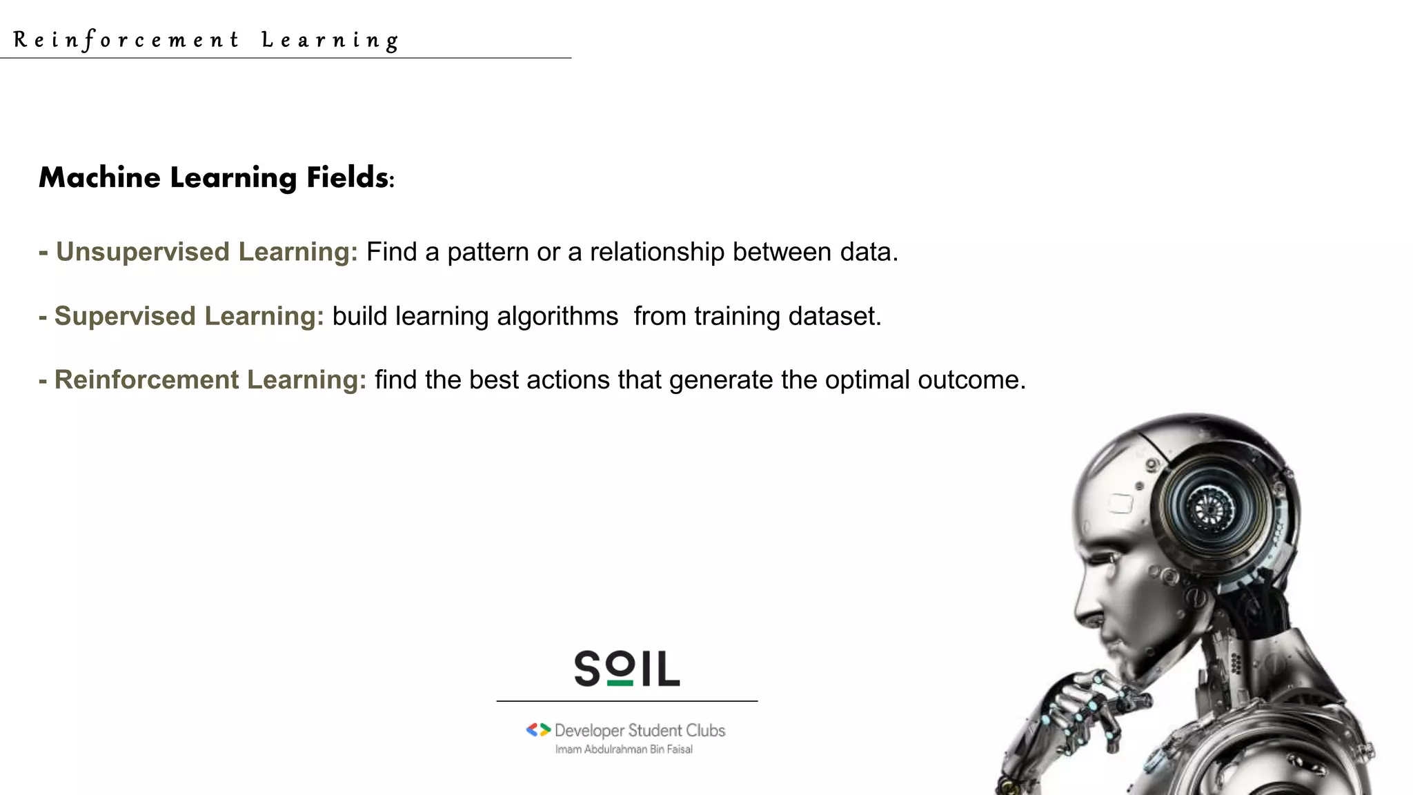 Reinforcement learning slides | PPT