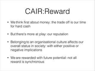 Workshop the CAIR model of Culture (march 2014) v1 | PDF