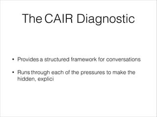 Workshop the CAIR model of Culture (march 2014) v1 | PDF