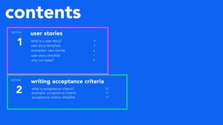 Workshop - Writing Good User Stories | PDF