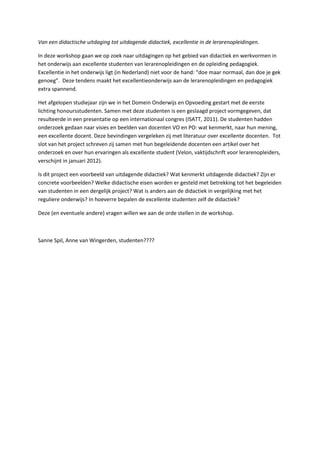 Workshop 1.4 van een didactische_uitdaging_tot_uitdagende_didactiek | DOCX