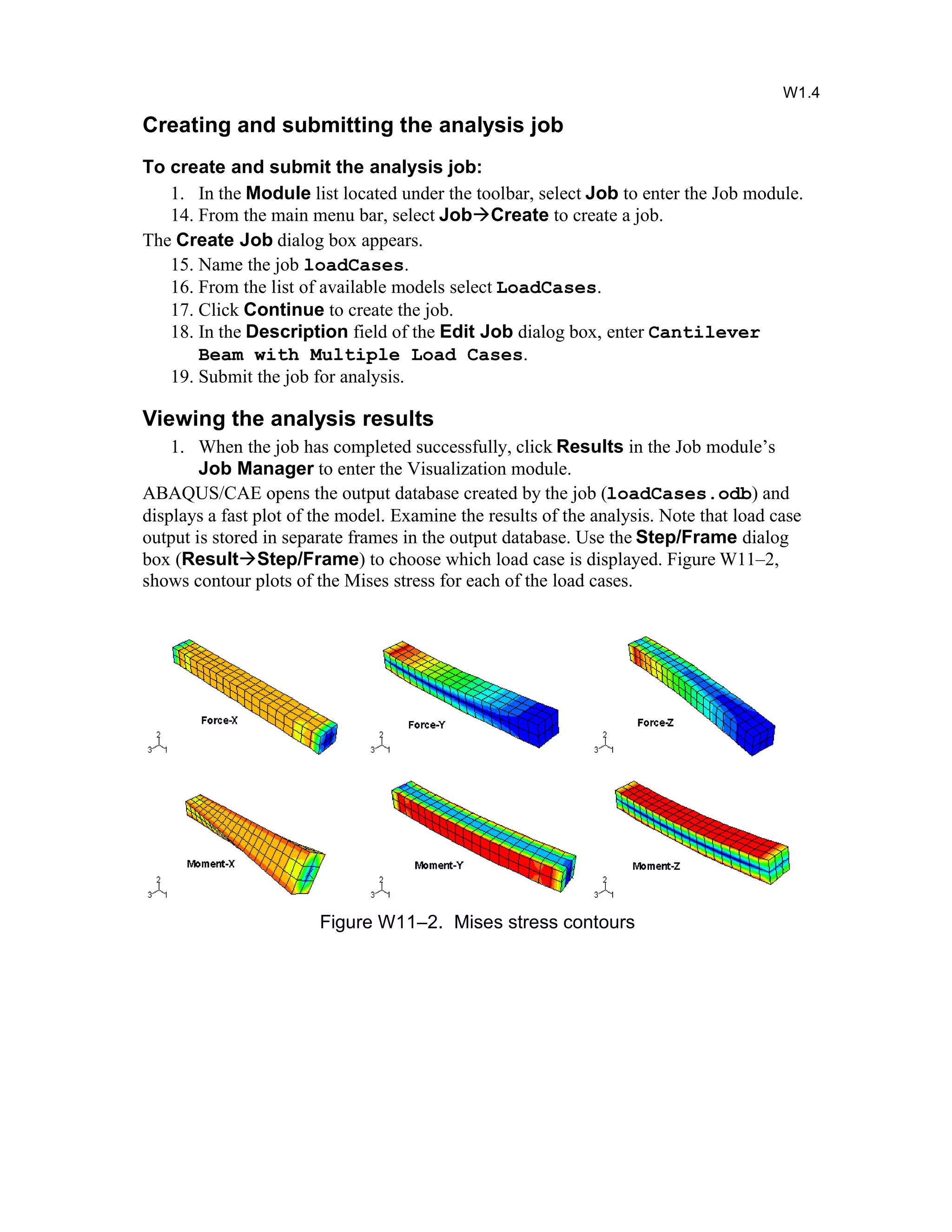 Workshop11 beam-load-cases | PDF
