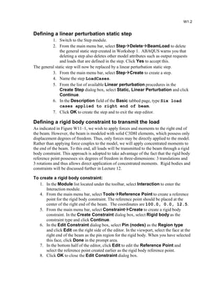 Workshop11 beam-load-cases | PDF
