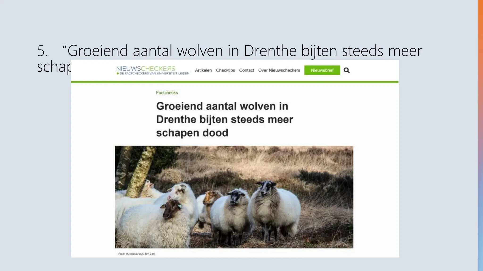 Zo wordt je factchecker - Aafko Boonstra | PPTX