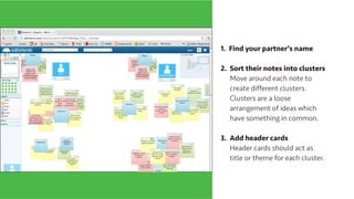 Workshop 1: Brainstorming + Affinity Diagramming = Goals | PPT