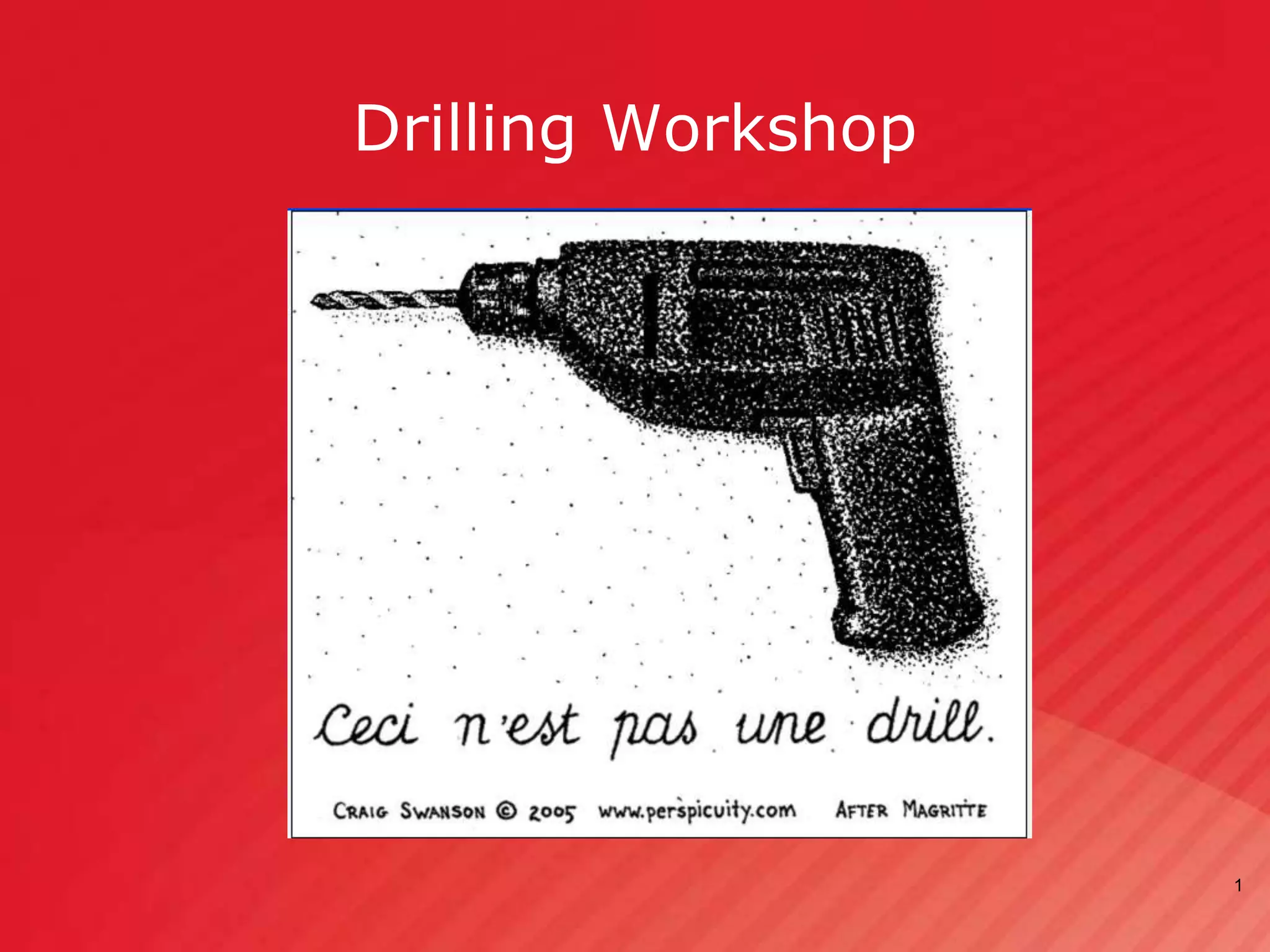 Workshop 1 drilling vocab | PPTX