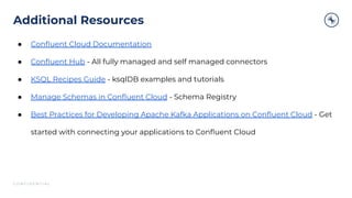 Build Event-Driven Microservices with Confluent Cloud Workshop #1 | PPT
