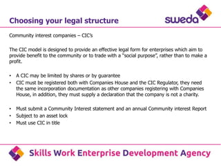 Setting up your social enterprise | PPTX | Non-Profit Organizations ...