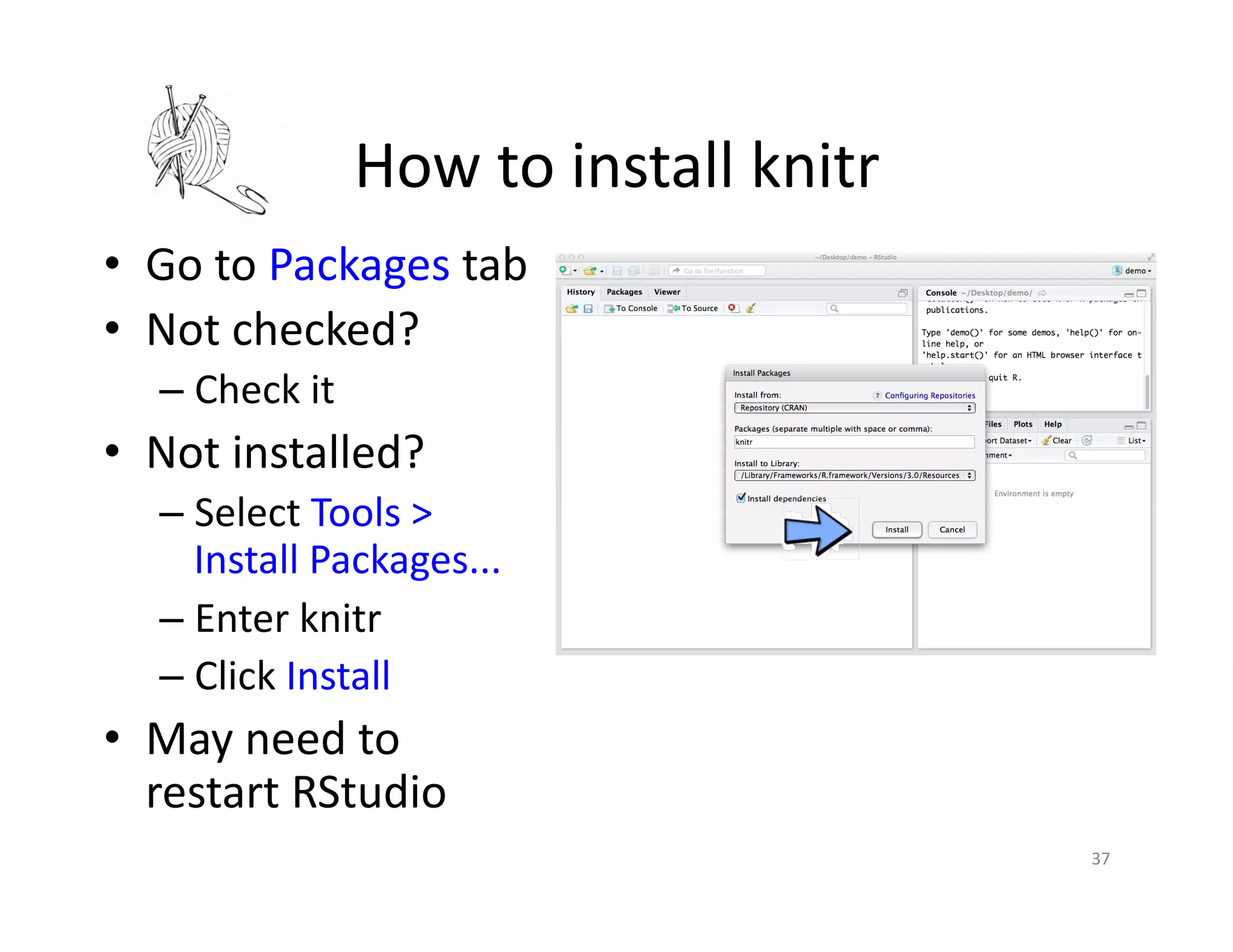 WiNGS 2014 Workshop 2 R, RStudio, and reproducible research with knitr ...