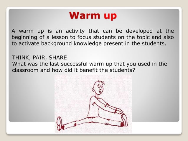 Warm up, Time fillers, Ice breakers and more | PPTX