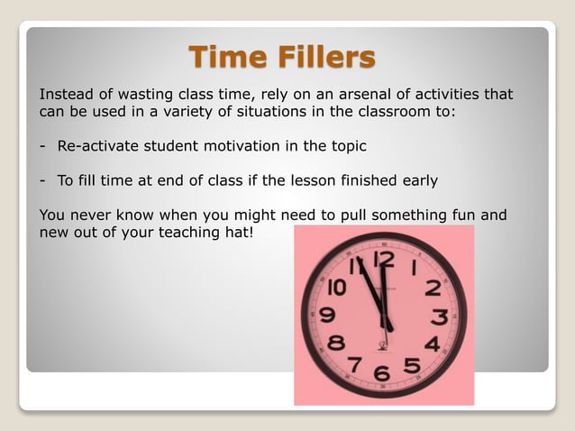 Warm up, Time fillers, Ice breakers and more | PPTX