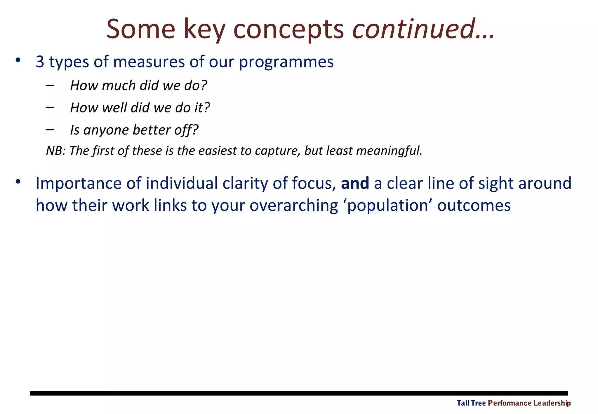 Results Based Accountability - building a culture of high performance | PPT