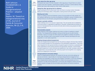 Intergenerational Interventions | PPTX