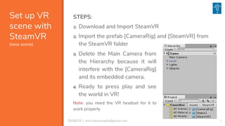 VR Workshop #3 | PPT