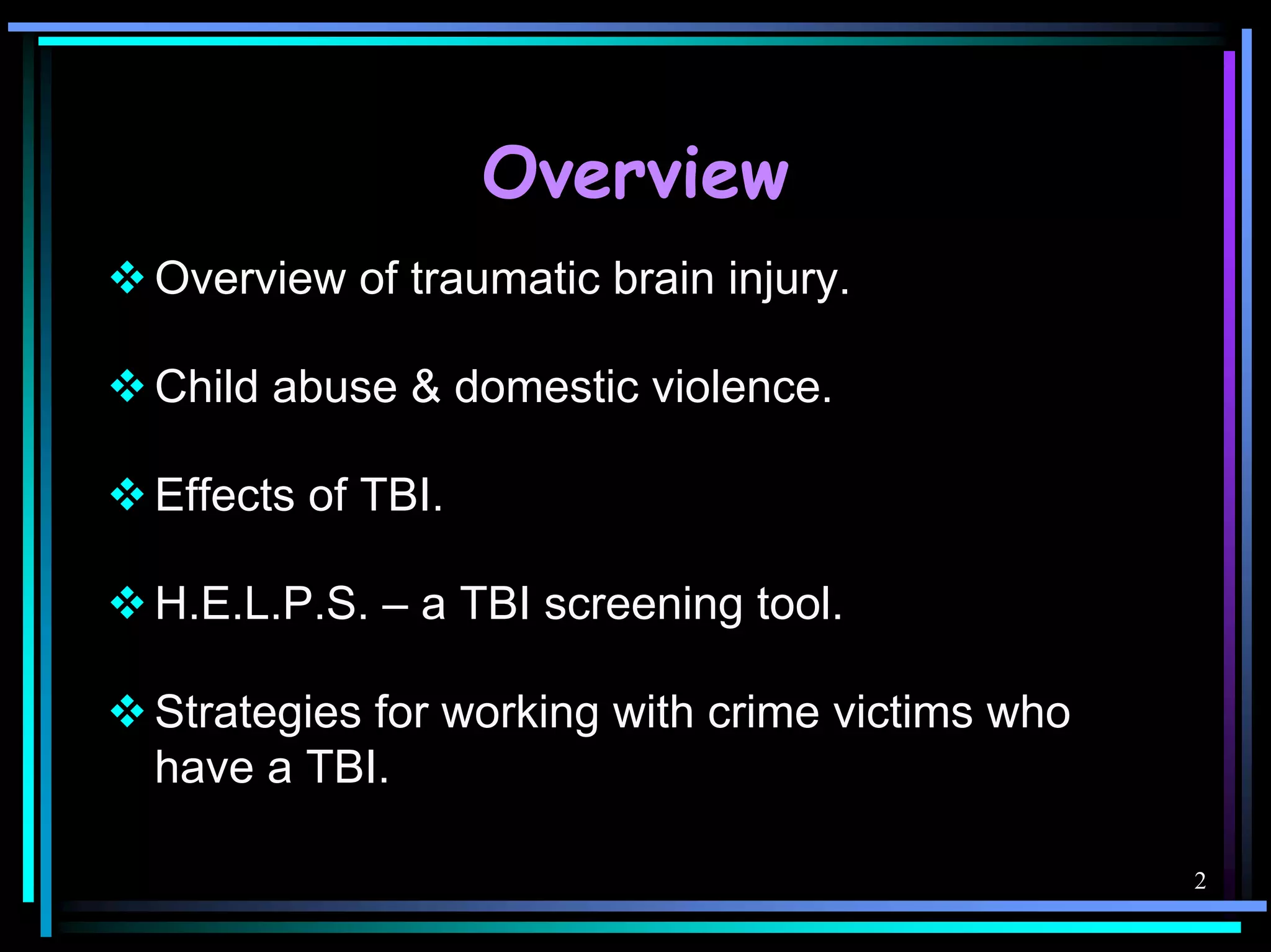 Workshop 30 Safety Planning Tbi Handout | PDF