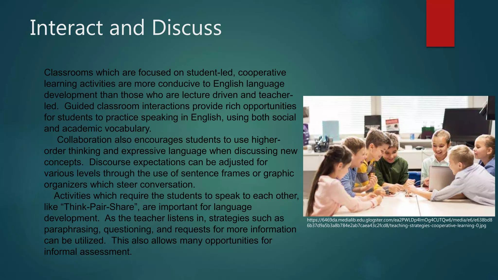 Workshop3 Teaching Strategies for ELL Students | PPTX