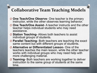 Workshop 4 Collaborative Teaching | PPT
