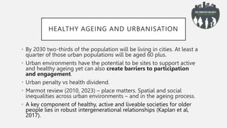 Intergenerational Age-Friendly Cities and Communities | PPT