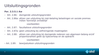 Uitsluiten (of niet)? | PPT