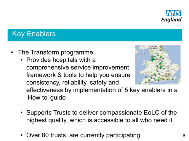 Transforming End of Life Care in Acute Hospitals PM Workshop 5: How to ...