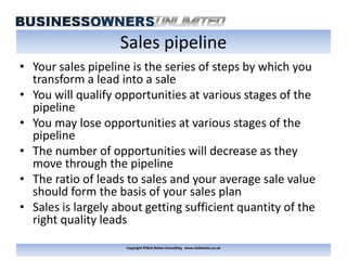 Managing your sales pipeline | PDF