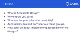 Accessible Design Presentation | PDF | Web Design and HTML | Internet