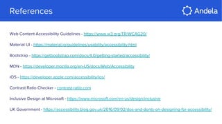 Accessible Design Presentation | PDF | Web Design and HTML | Internet