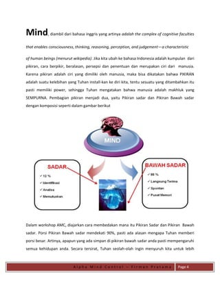 Workshop alpha mind control | PDF