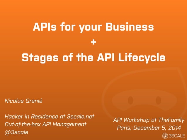 APIs for your Business + Stages of the API Lifecycle | PDF