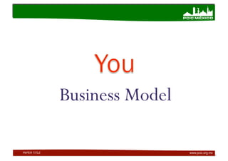 Workshop business model you | PPT