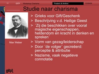 Workshop Charisma Summercourse 2009 | PPT