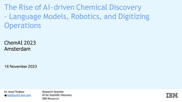 Workshop Chemical Robotics ChemAI 231116.pptx