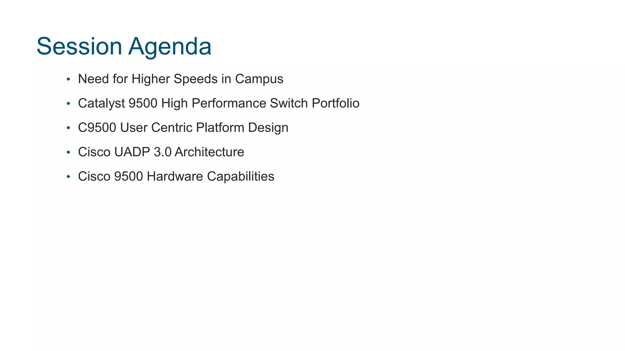 TechWiseTV Workshop: Cisco Catalyst 9500 Series High-Performance Switch ...