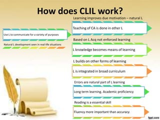 Workshop clil copia | PPTX