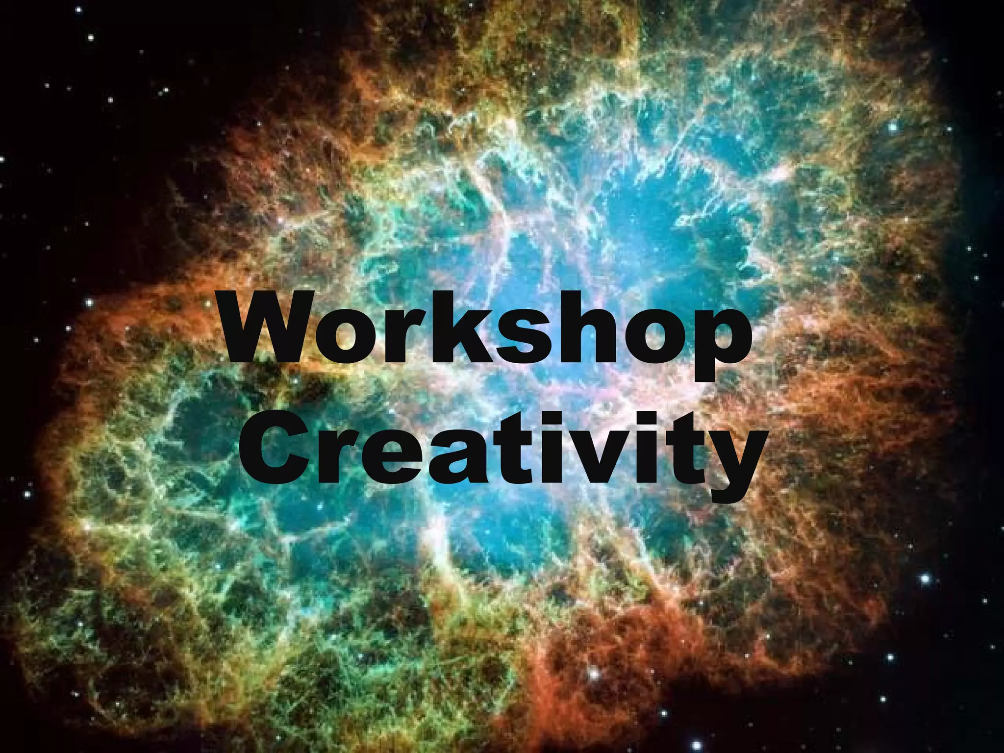 Workshop creativity | PPT