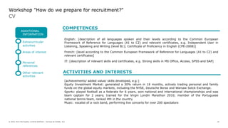 Workshop cv and interview | PPT