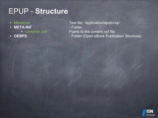 EPUB - a workshop for beginners | PDF