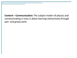 Evaluating Teaching and Learning of Grade 12 Physics Using the CLIL Matrix | PPT