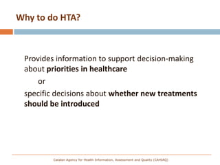 HTA: Involvement of patients and professionals (workshop) | PPT