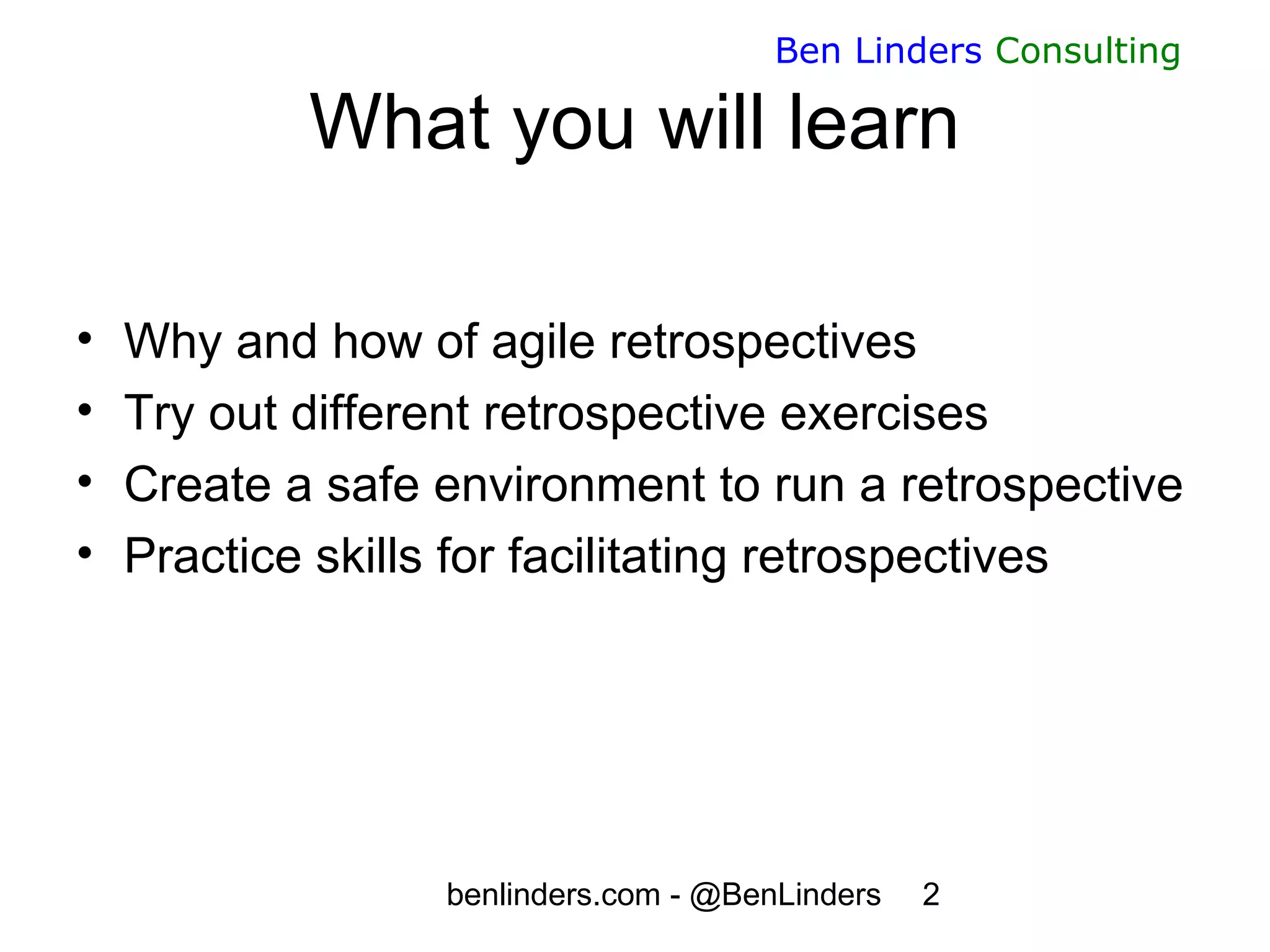 Workshop Exercises to spice up your Agile Retrospective Agile Cambridge ...
