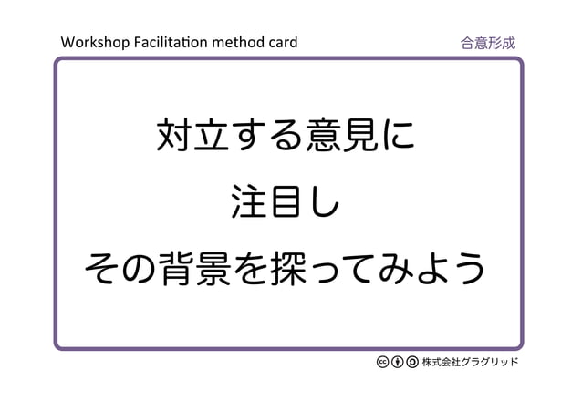 Workshop facilitation method card | PPT