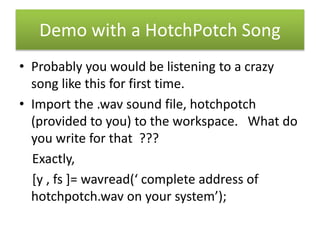 Fun with MATLAB | PPT