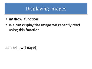 Fun with MATLAB | PPT