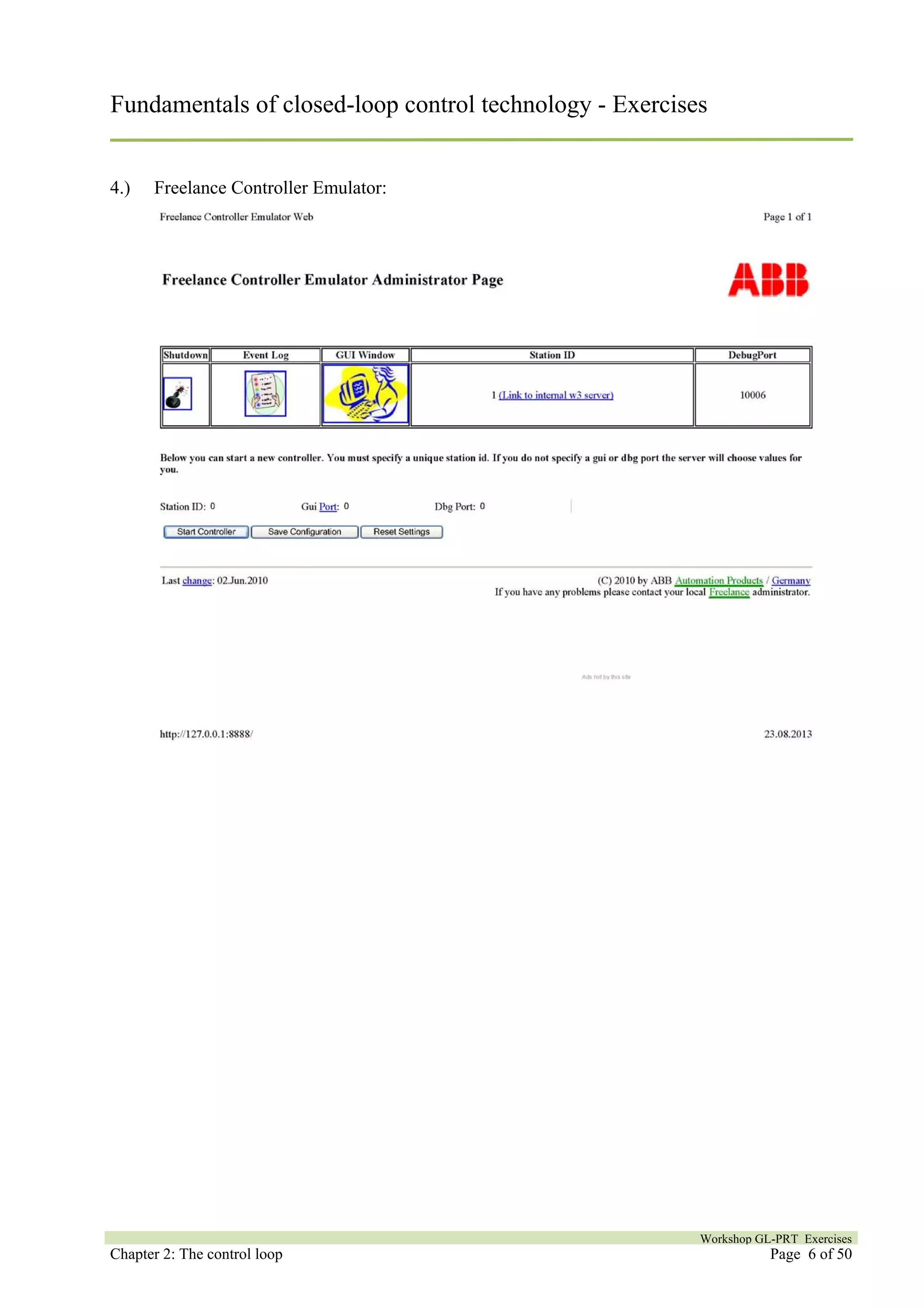 Workshop gl prt exercises-introduction | PDF