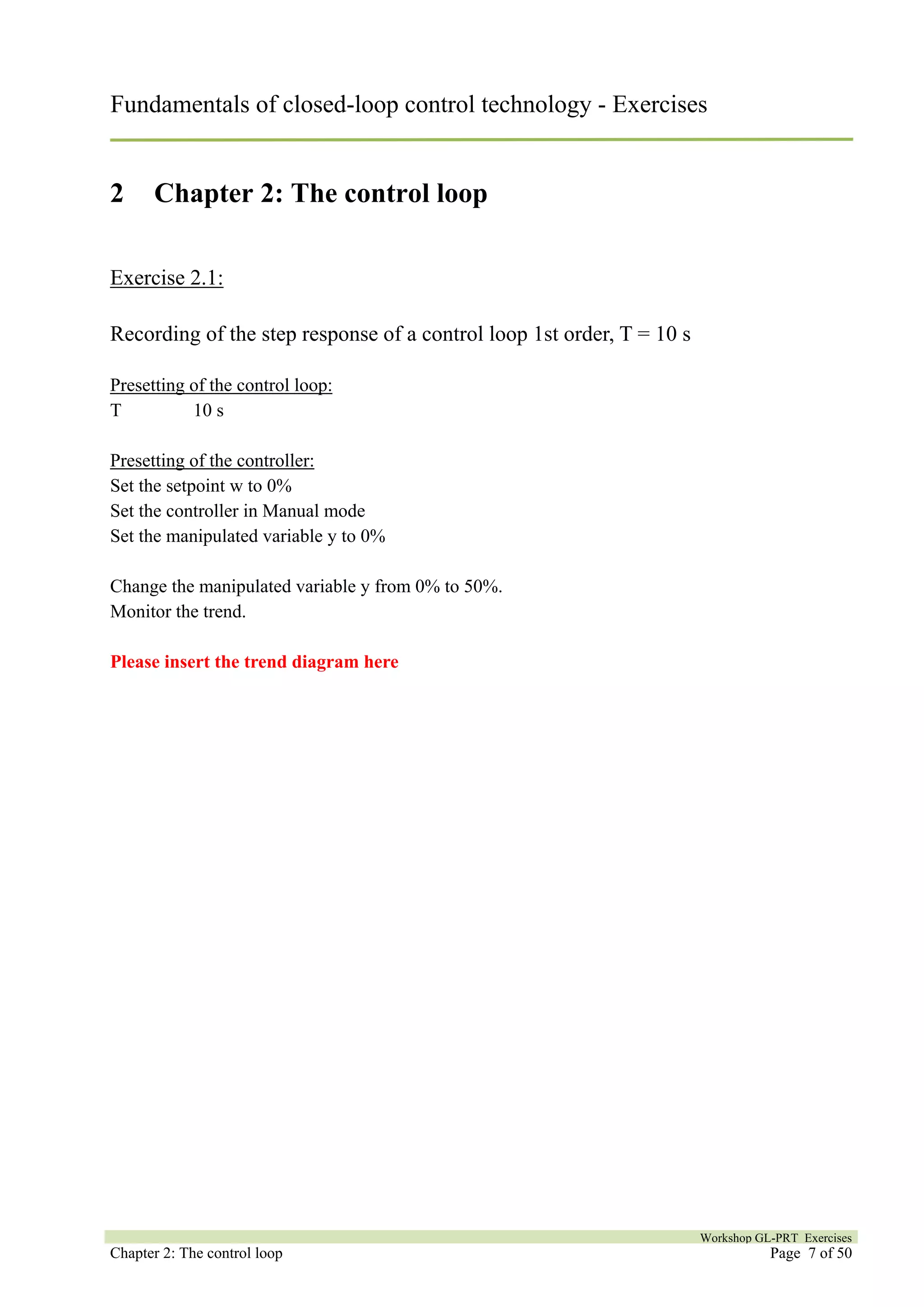 Workshop gl prt exercises-introduction | PDF