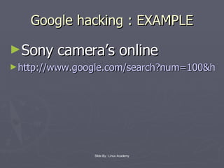 basic knowhow hacking | PPT